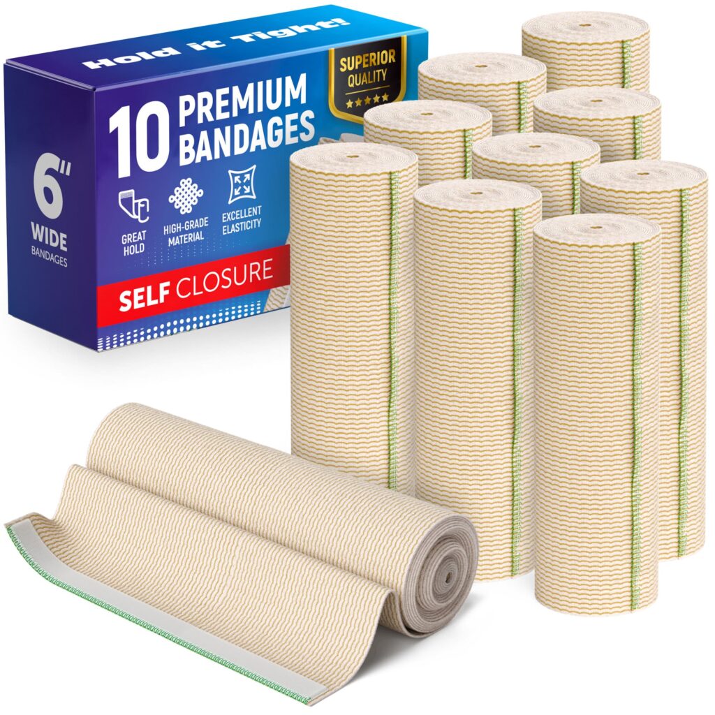 ELASTIC BANDAGE WRAP COMPRESSION ROLL LONG | Mighty-X™